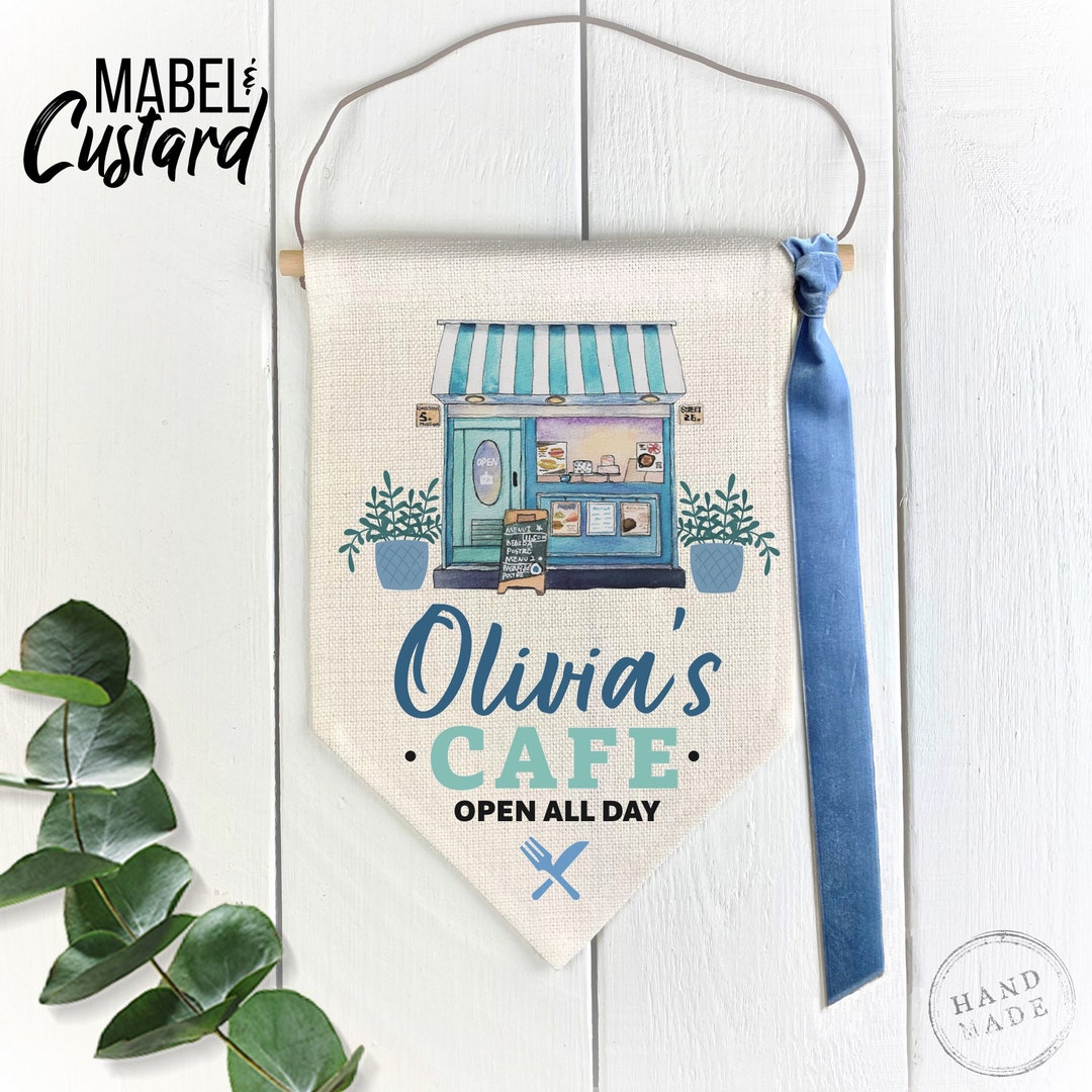 PERSONALISED Role Play Sign | Role-play Shop Sign | Play Kitchen Sign ...