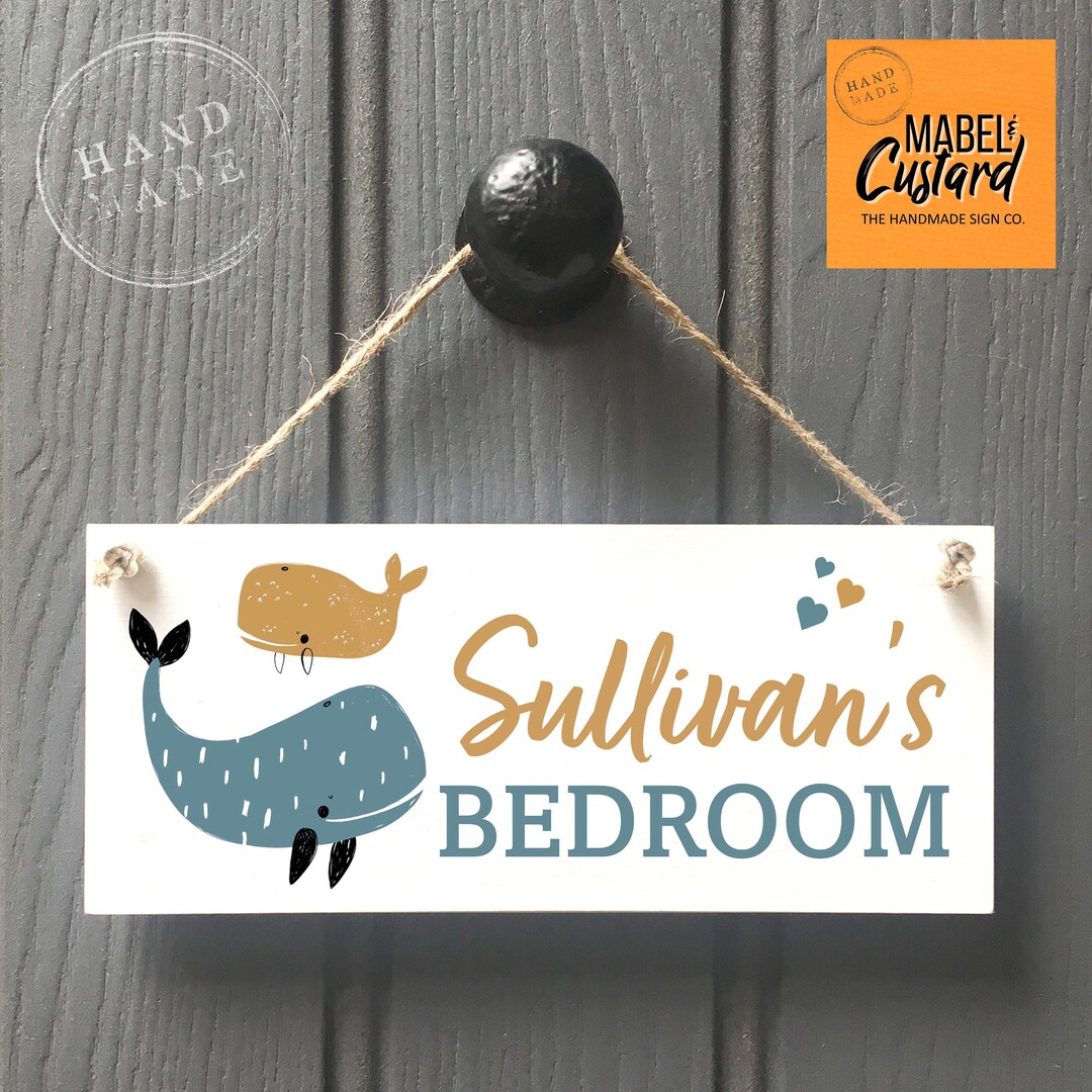 PERSONALISED Bedroom Sign | Playroom Sign | Playhouse Sign | Nursery ...