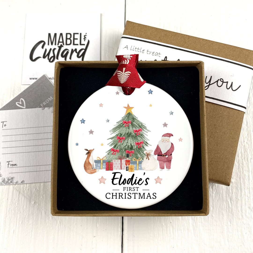 Baby First Christmas / First Christmas Bauble / Childs 1st Christmas ...