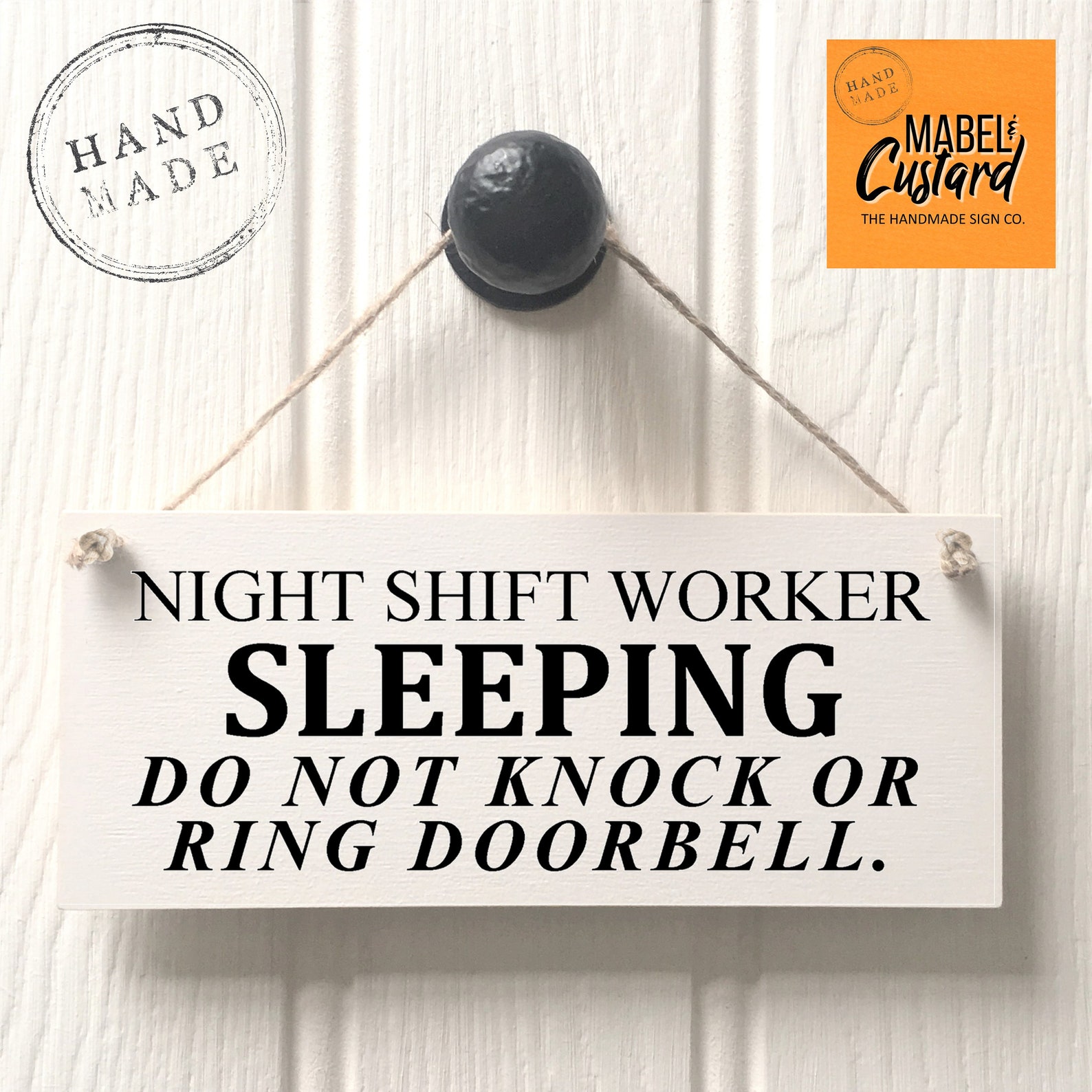 Night Worker Sign | Shift Worker Sign | Do Not Disturb Sign | Do Not ...