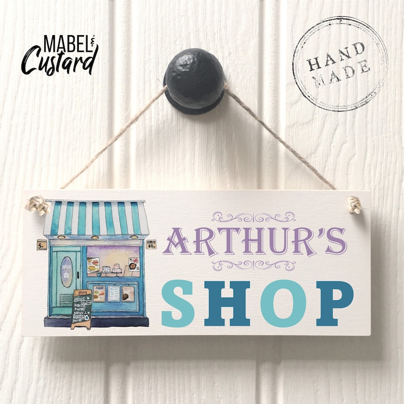 PERSONALISED Role Play Sign | Role-play Shop Sign | Childrens Role Play ...