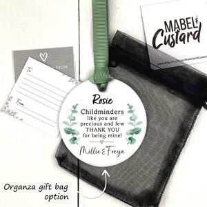 Personalised Childminder Gift, Childminder Gift, Personalised ...