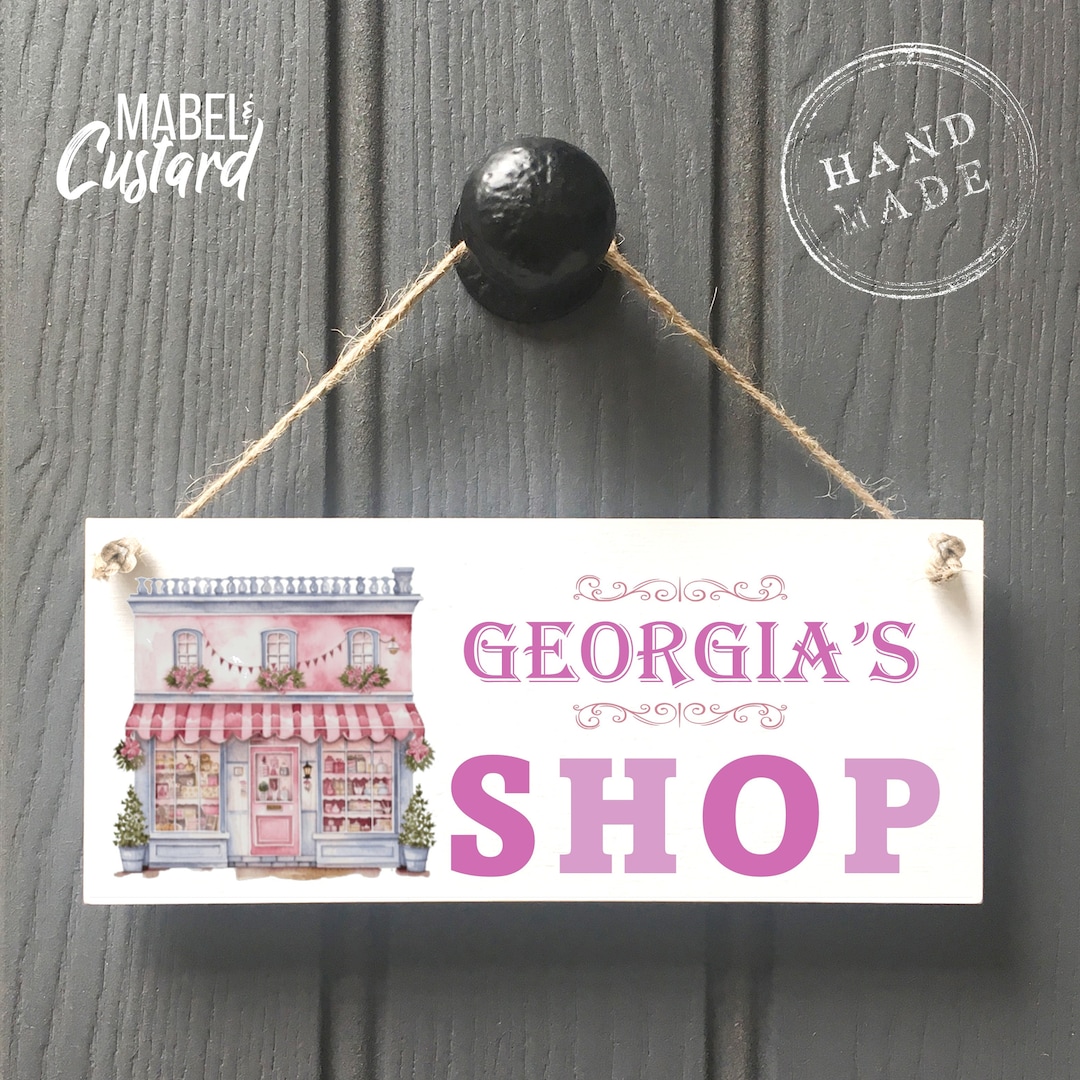 PERSONALISED Role Play Sign | Role Play Shop Sign | Childrens Role Play ...