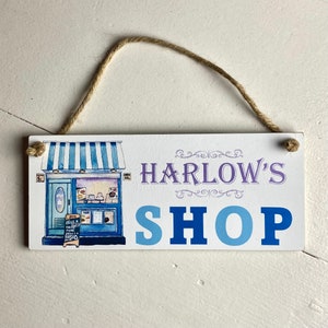 PERSONALISED Role Play Sign | Role-play Shop Sign | Childrens Role Play ...