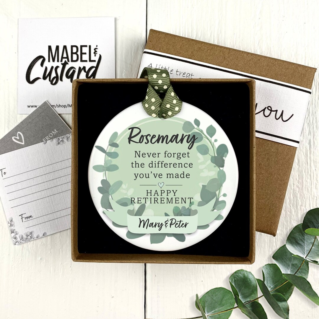 Personalised Retirement Keepsake | Retirement Gift | Farewell Keepsake ...