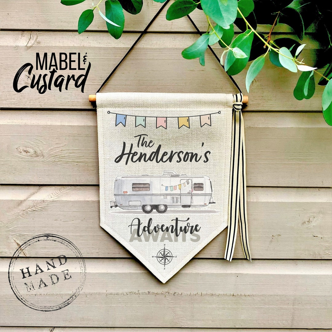 Personalised Airstream Caravan Sign | Airstream Gift | Van Life ...