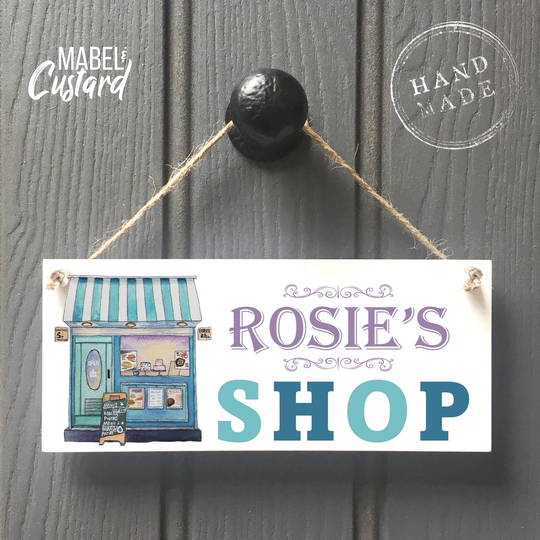 PERSONALISED Role Play Sign | Role-play Shop Sign | Childrens Role Play ...