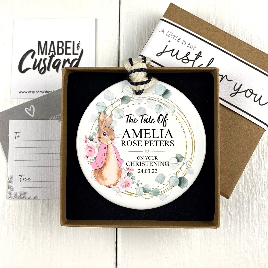 Personalised Christening Gift | Christening Keepsake | Baptism Gift ...