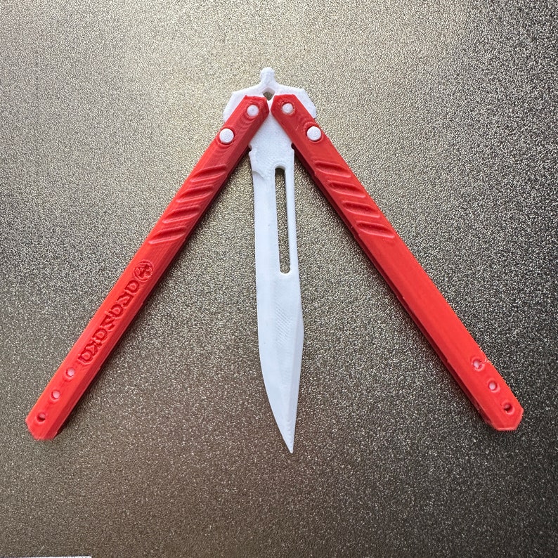Arasaka Balisong Trainer 3D Printed - Etsy