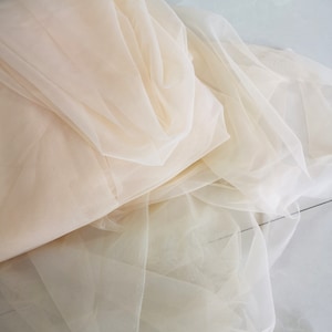 Champagne Tulle Fabric,soft Tulle for Veils,wedding Dress Fabric,diy ...