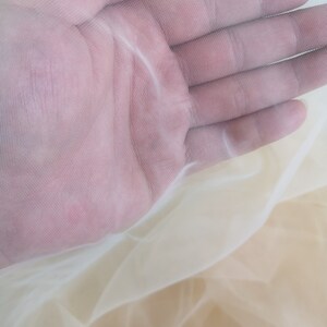 Champagne Tulle Fabric,soft Tulle for Veils,wedding Dress Fabric,diy ...