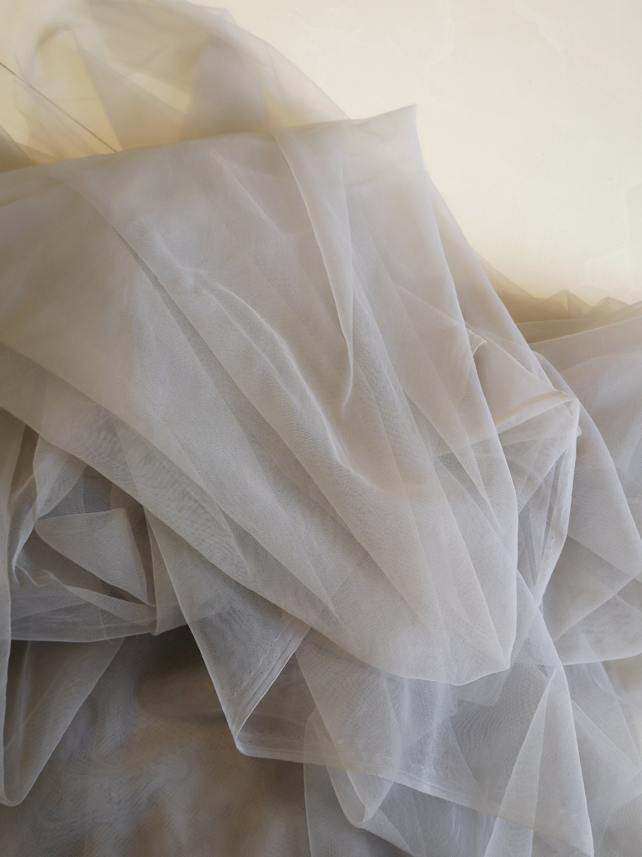 Gray Tulle,soft Tulle,wedding Bridal Veils Tulle Mesh Fabric,diy Veil ...