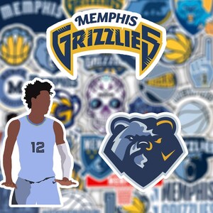 29 PCS Set of Memphis Decal Grizzlies Stickers Pack Memphis Vinyl ...