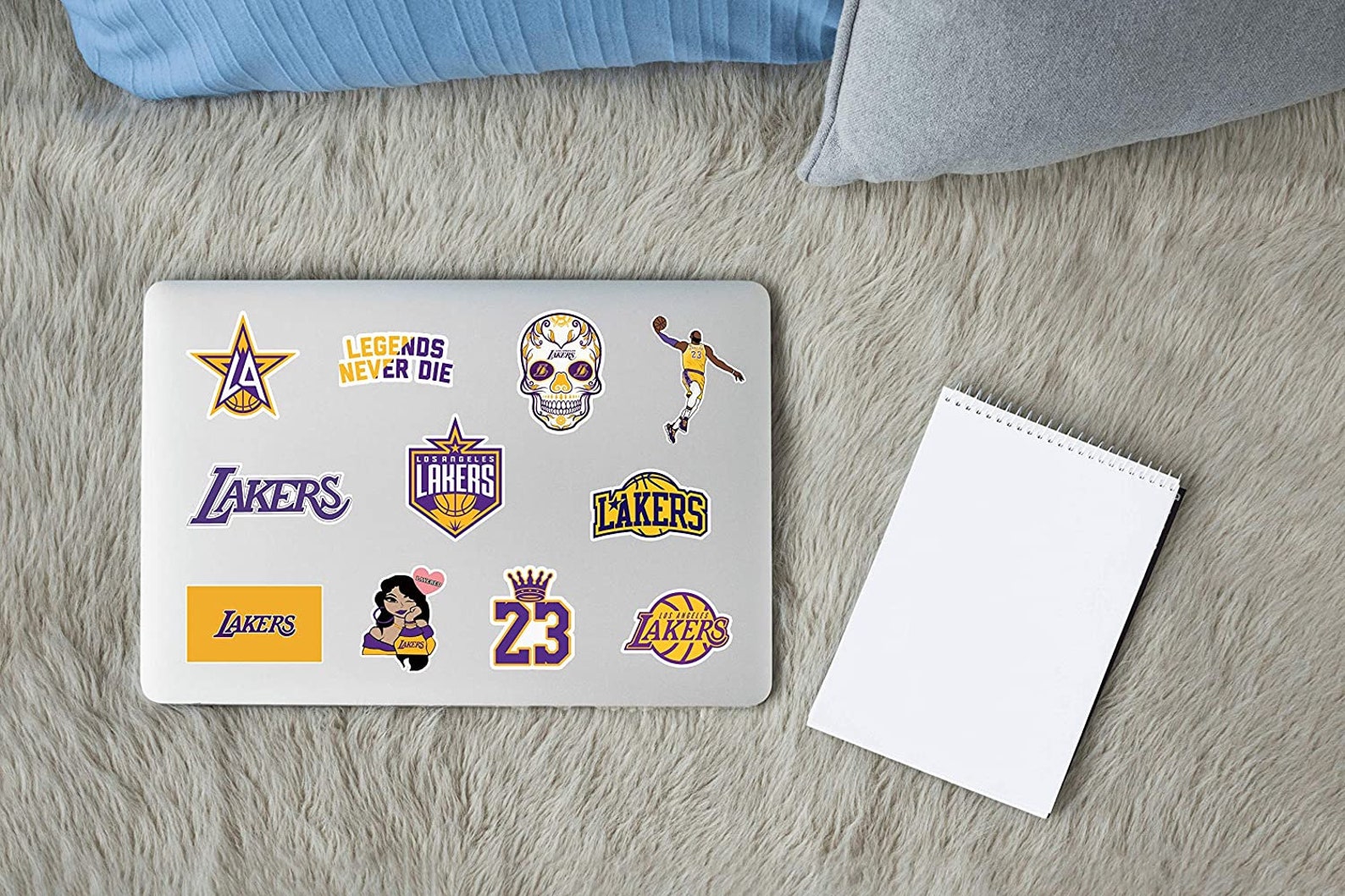 Stickers Pack Los Angeles Vinyl Lakers Aesthetic Stickers Pack of 33 ...