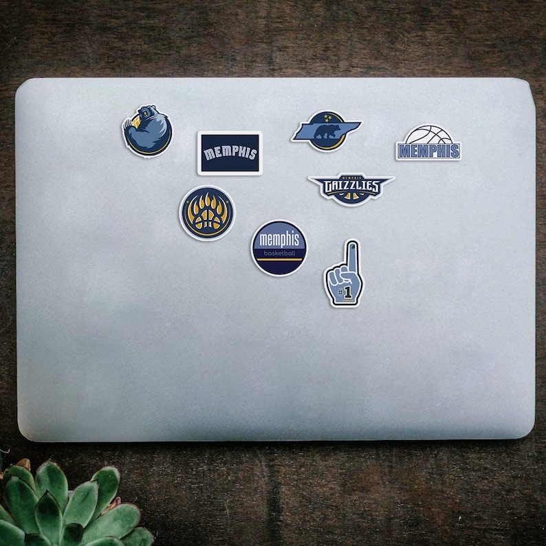 29 PCS Set of Memphis Decal Grizzlies Stickers Pack Memphis - Etsy