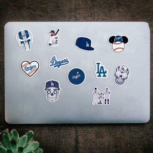 46 PCS Dodgers Stickers Fanart Los Angeles Baseball Team Stickers - Etsy