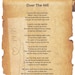 Funny 'over the Hill' Poem - Aging Humor Gift (digital Download) - Etsy