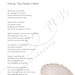 Family Poem Print: the Oyster's Pearl, Love & Life (digital Download ...