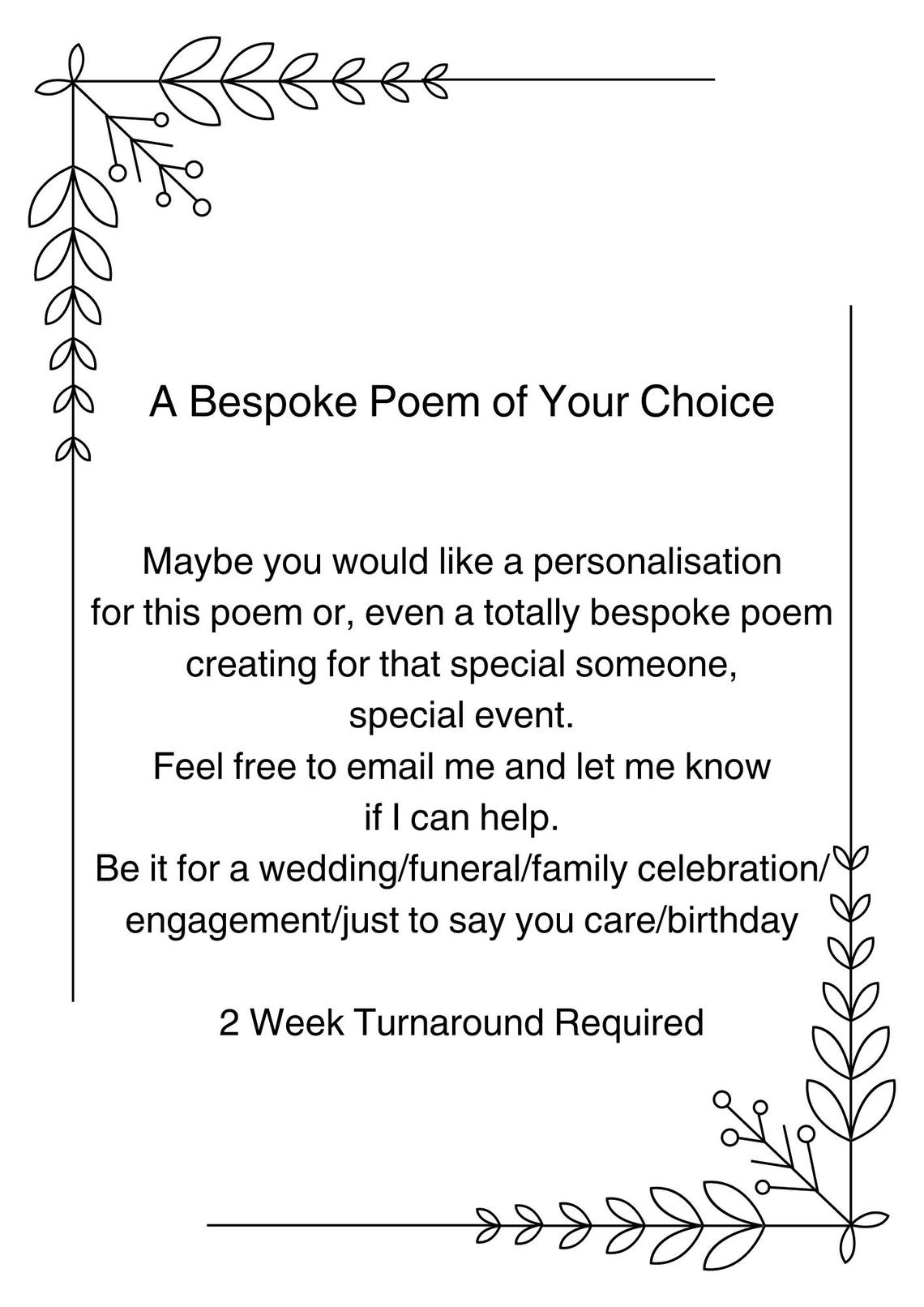 Four Leaf Clover Poem Print - Best Friends/special Friends - A5 ...