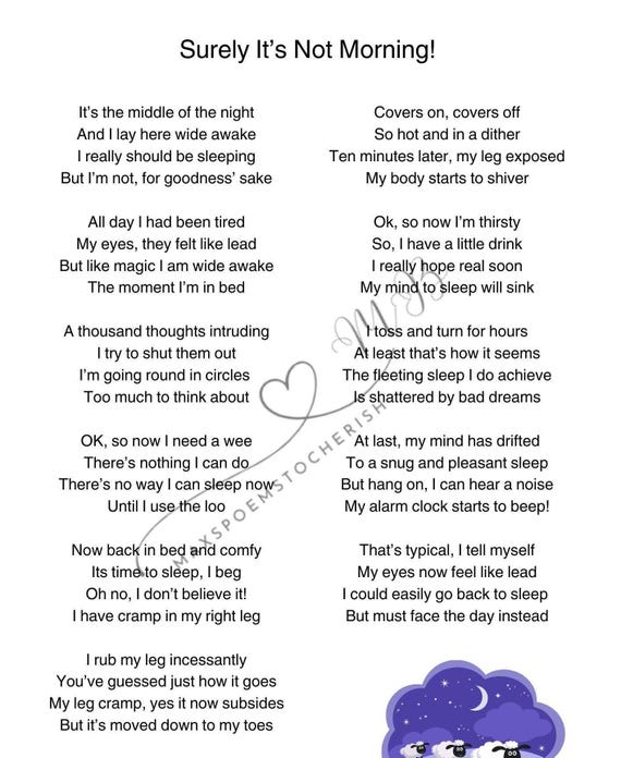 Wide Awake Poem