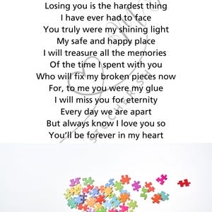 Bereavement Poem: Grief Loss Remembrance Gift (digital Download) - Etsy