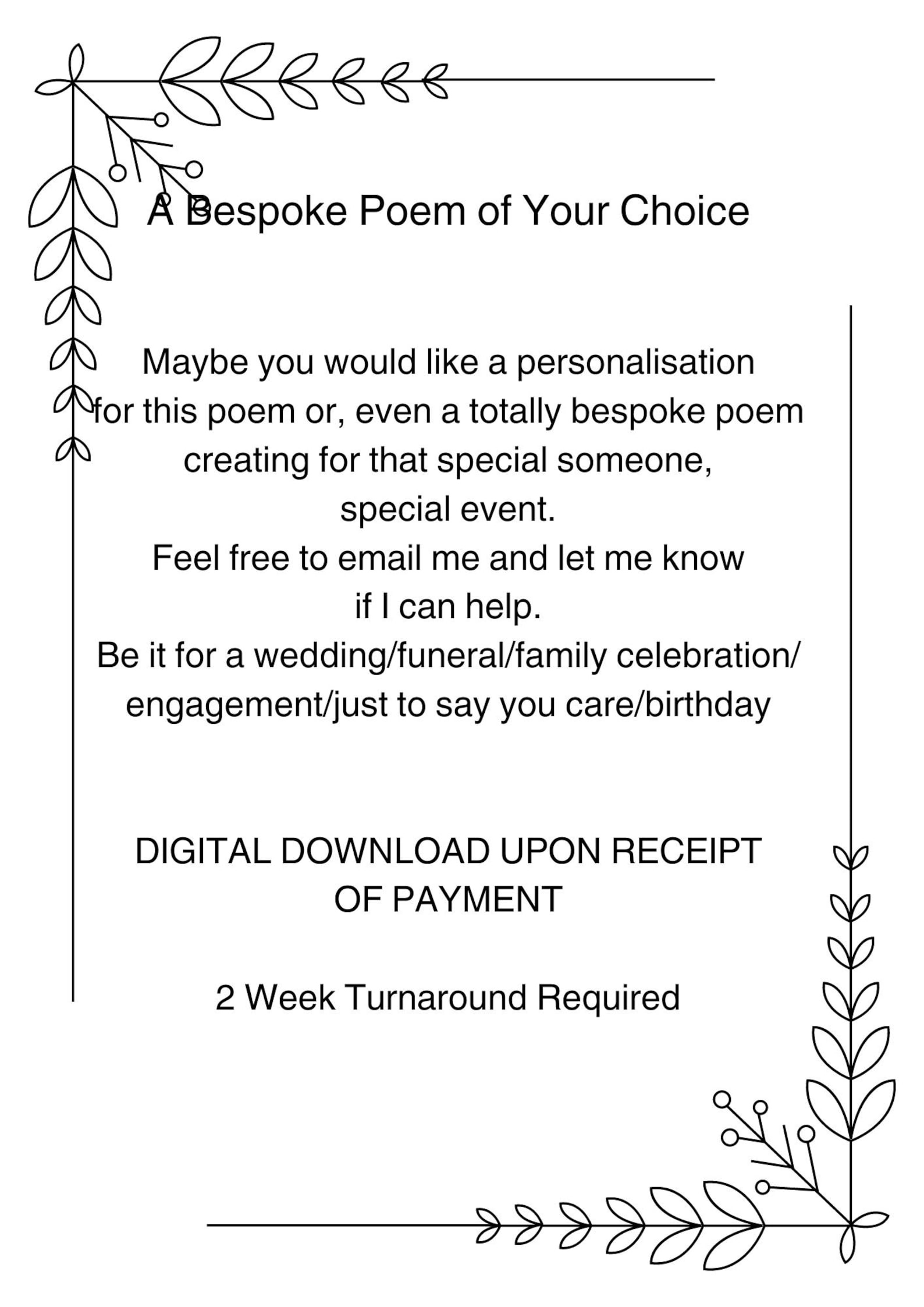 80th Birthday Poem Print: Milestone Birthday - Digital Download - Etsy