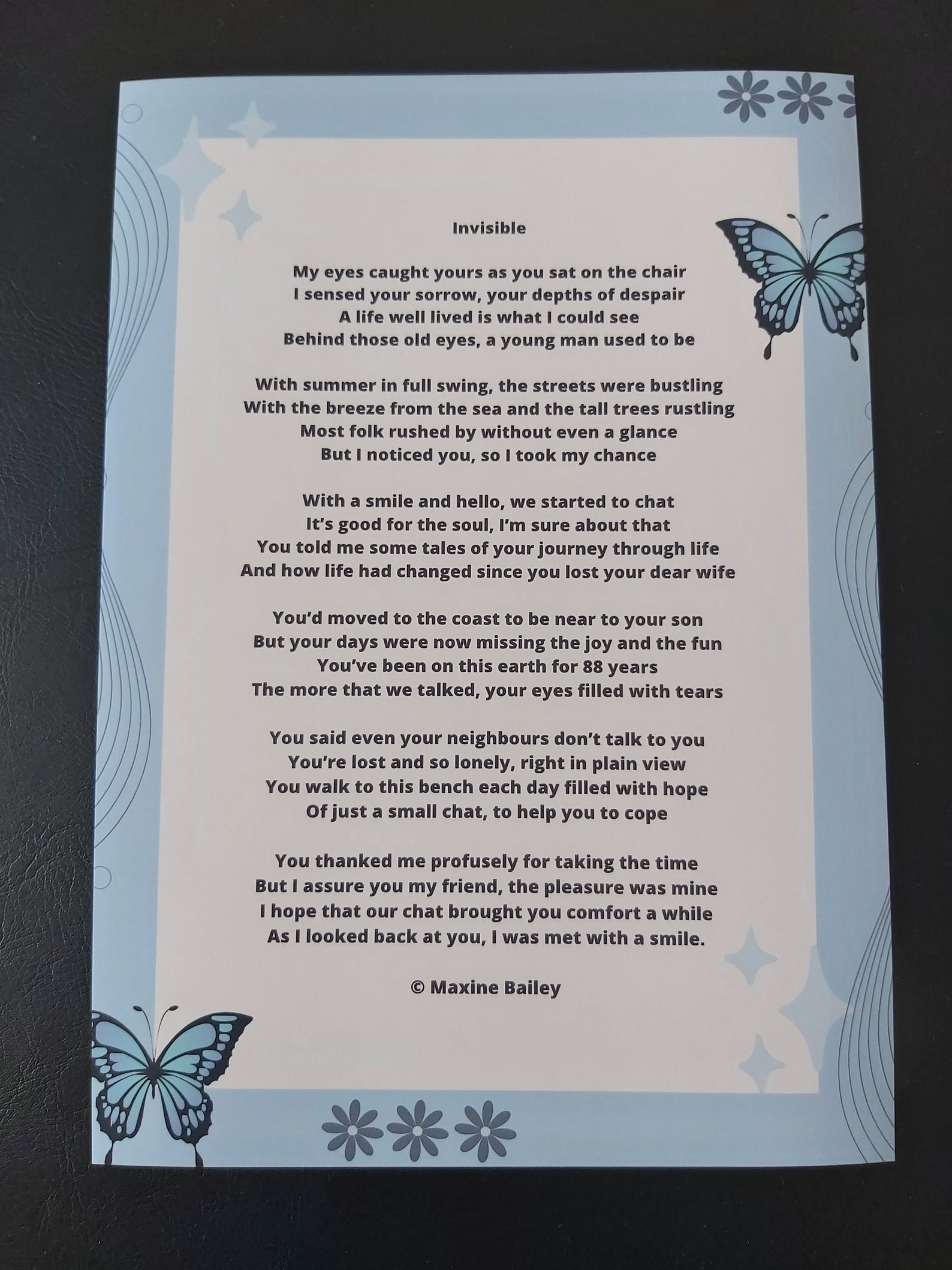 Emotional/motivating/inspiring/ End Loneliness Poem - Invisible ...