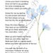 Forget-me-not Poem Print: Grief & Loss Remembrance (digital Download ...