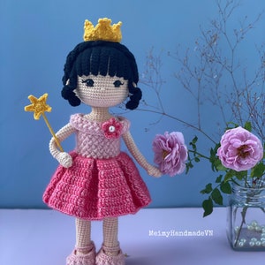 Emily Princess Doll Crochet Pattern, Amigurumi Doll Pattern, PDF ...