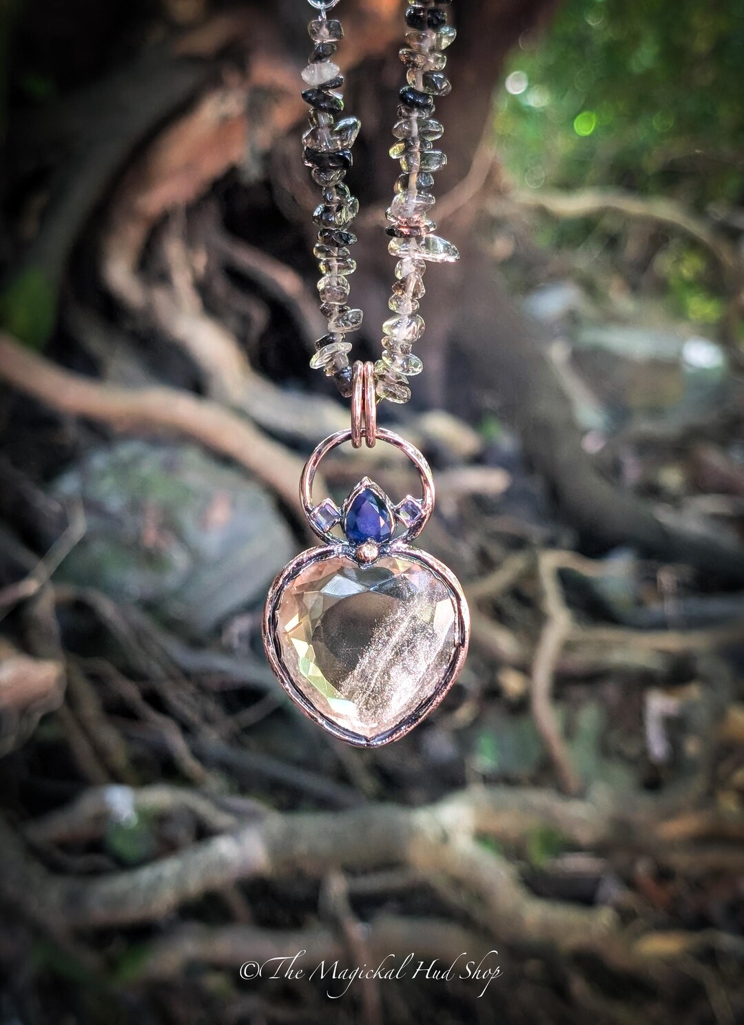 The Enchantress: 139.05ct Brazilian Smoky Quartz Heart With 3.5ct ...