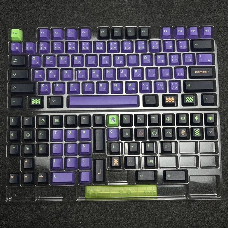 134 Keys Gmk EVA Keycaps Cherry Profile Gmk Mecha-01 Keycaps - Etsy Canada