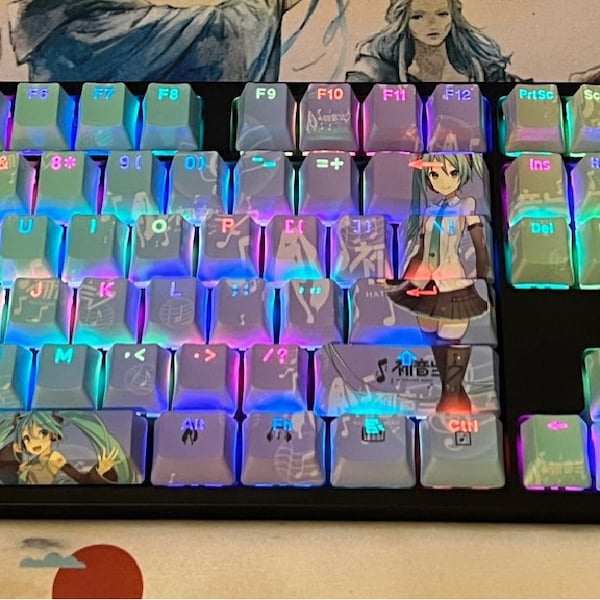 Anime Keyboard - Etsy