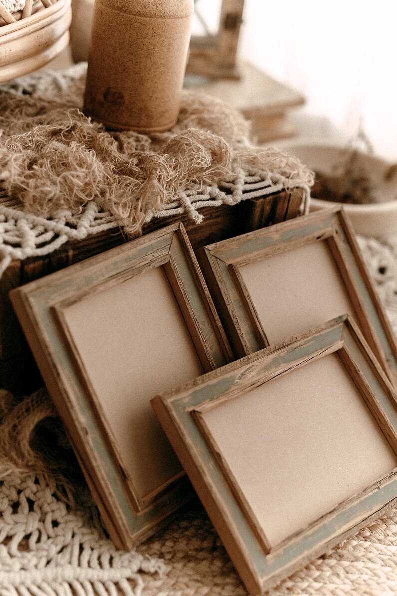 Rustic Picture Frame 5x7 Recycled Wood Picture Frames - Etsy