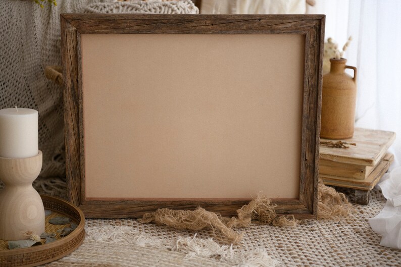 Rustic Farmhouse Picture Frame 14x18 Inch Size - Etsy