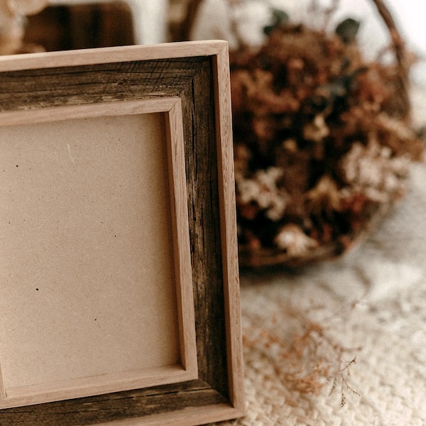 Rustic Farmhouse Picture Frame - Etsy