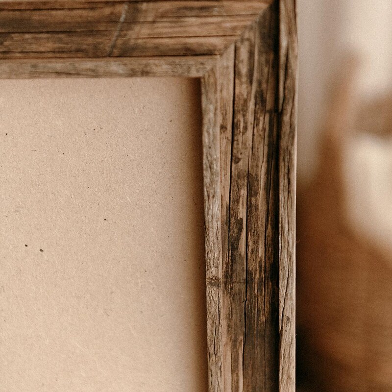 Rustic Farmhouse Picture Frame - Etsy