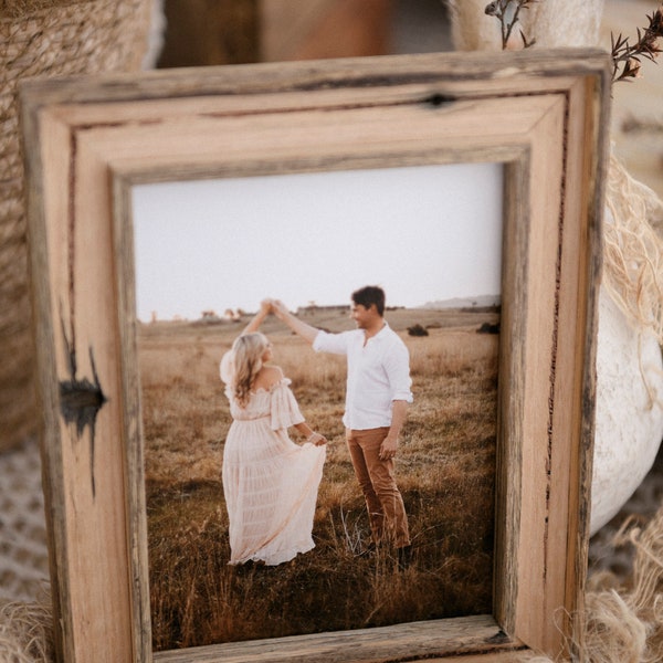 Rustic Farmhouse Picture Frame - Etsy