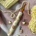 Pastel Yellow Teddy Bear Crochet Hook | Cute Handmade Ergonomic Custom ...