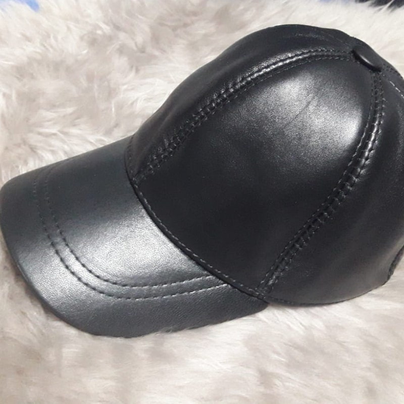 Leather Baseball Cap - Etsy