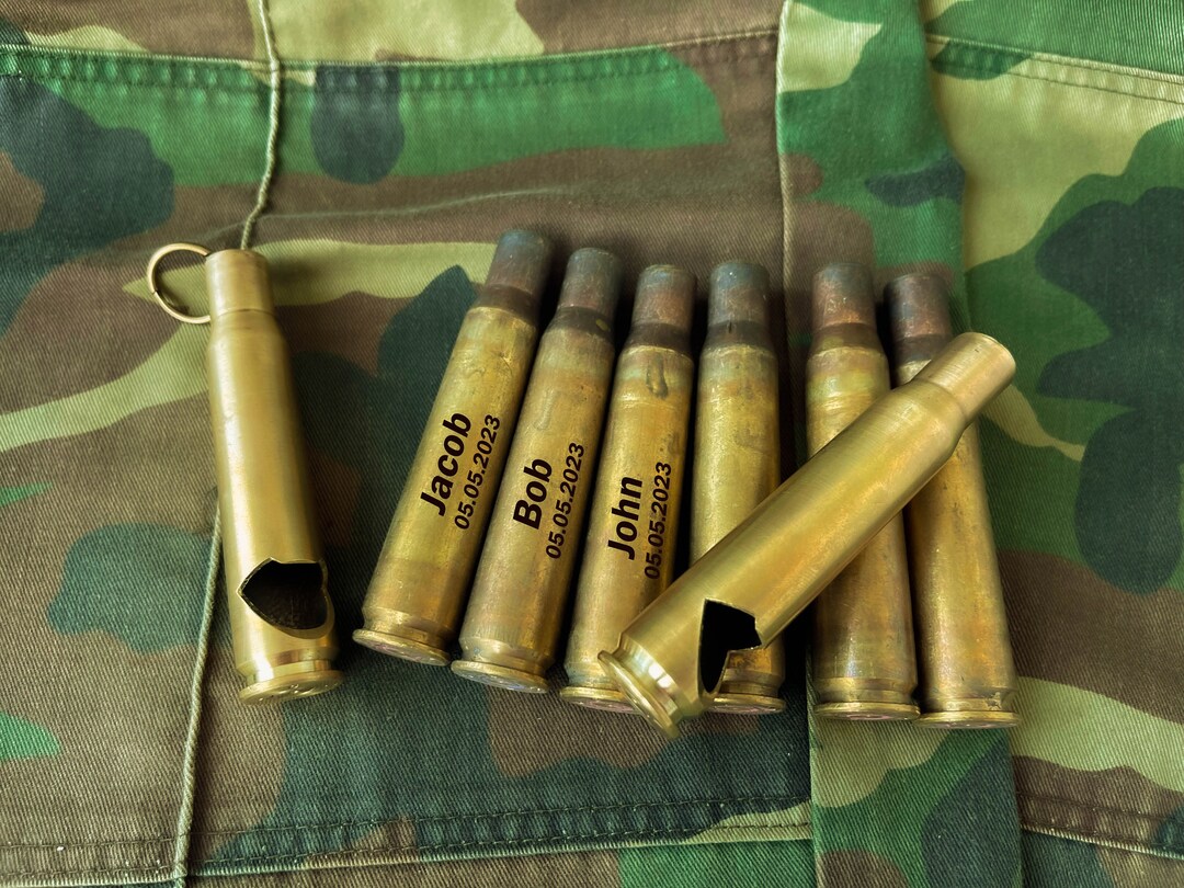 Bullet Bottle Opener 50 Caliber, Personalized Groomsmen Gifts, Engraved ...