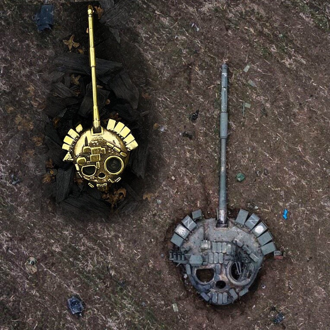 Unique Necklace With Howitzer Shell From Ukraine, Pendant Piece of ...
