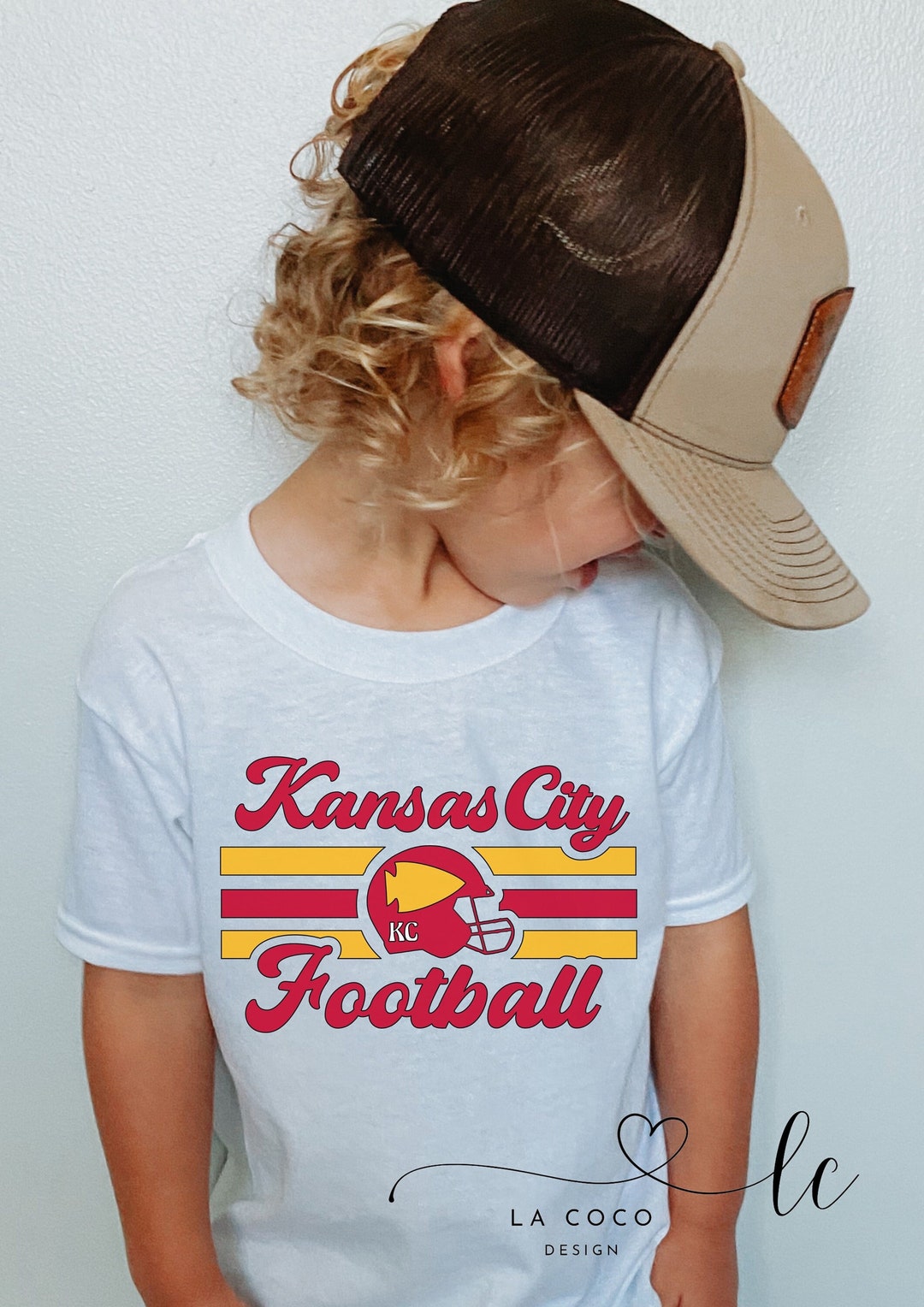 Toddler's KC Football Shirt, Game Day Shirt, Kansas City Football Tee ...