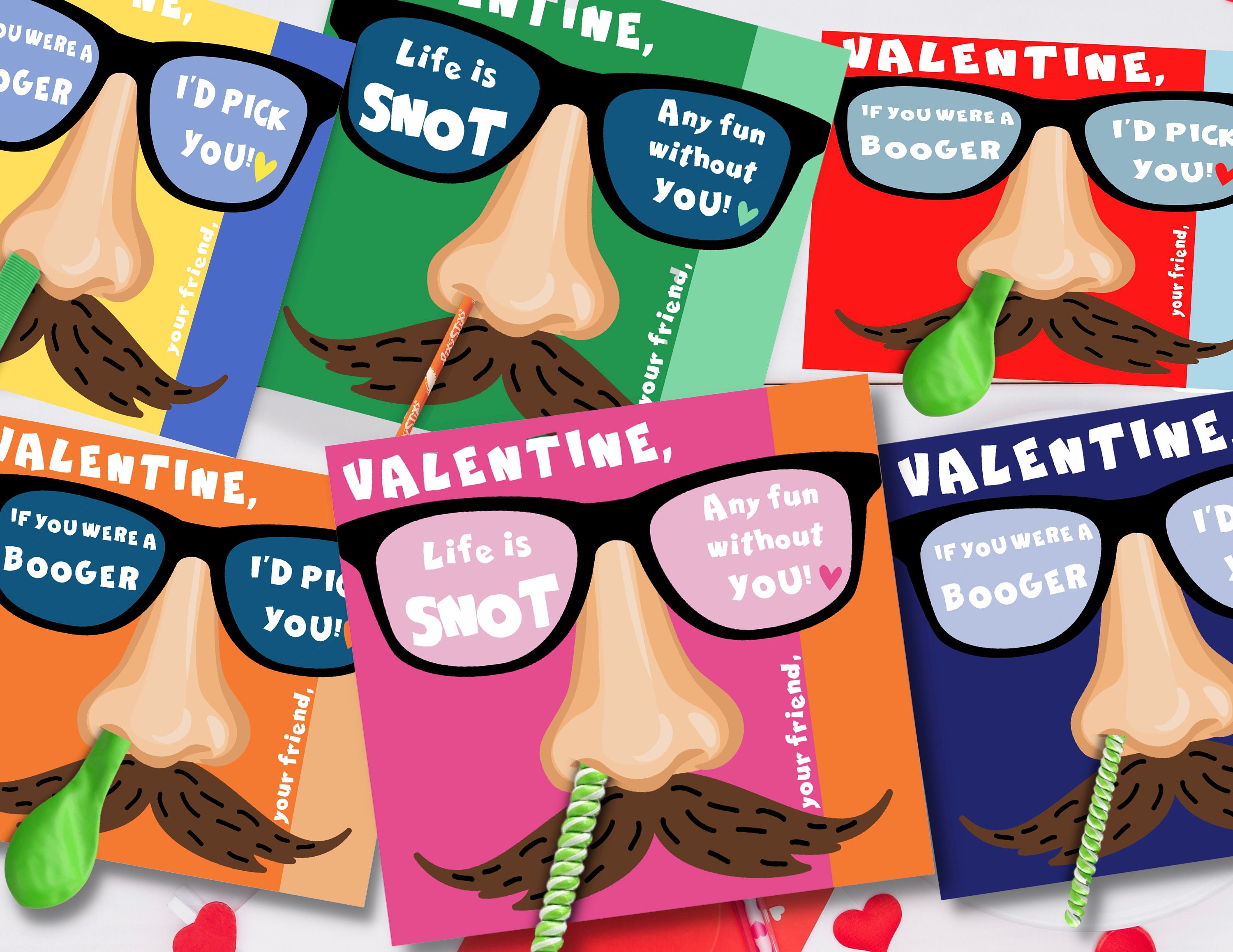 Funny Valentine Cards for Kids, Valentines for Classroom Friends. Id ...