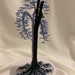 Blue and Black Metal Wire Tree Sculpture. - Etsy