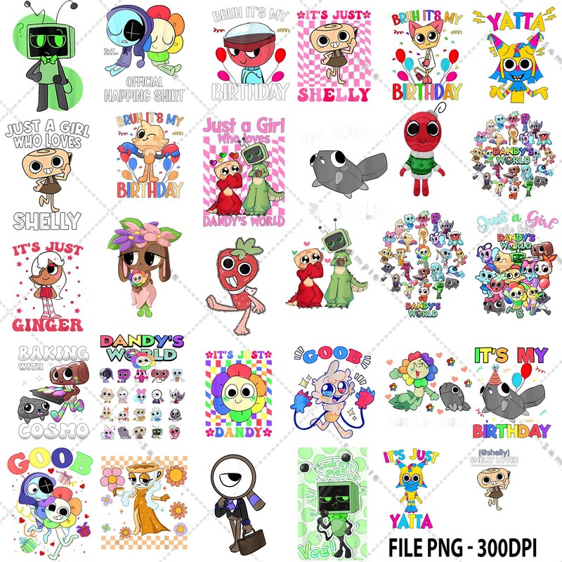 Dandy World Svg - Etsy