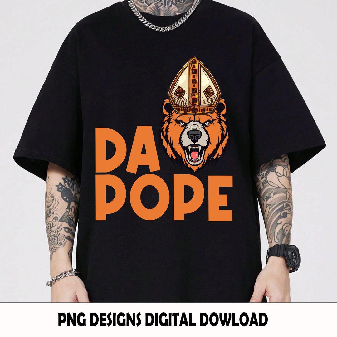 Da Pope Png, Pope Robert Prevost, Chicago Bear Png, Chicago Pope Leo ...