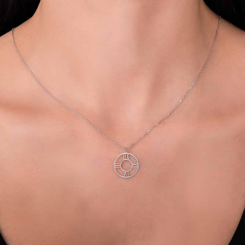 Clock Necklace - Etsy