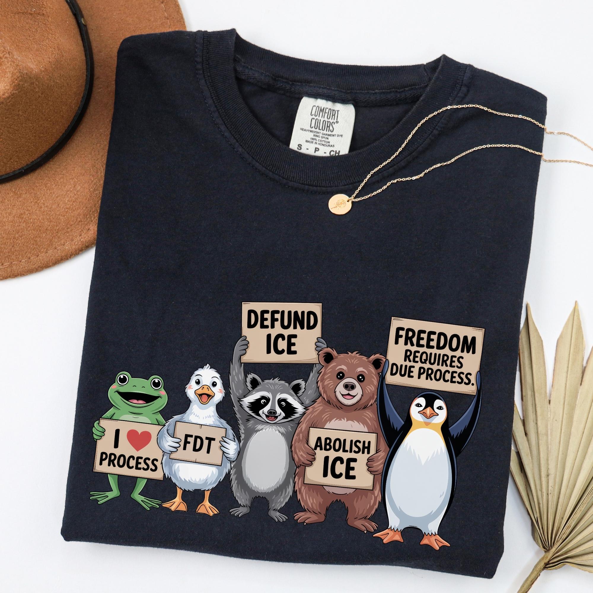 F*ck ICE Shirt Abolish Ice Png Animals Protest Png Ice Out of LA Shirt ...