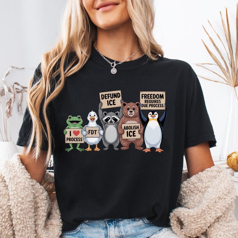 F*ck ICE Shirt Abolish Ice Png Animals Protest Png Ice Out of LA Shirt ...