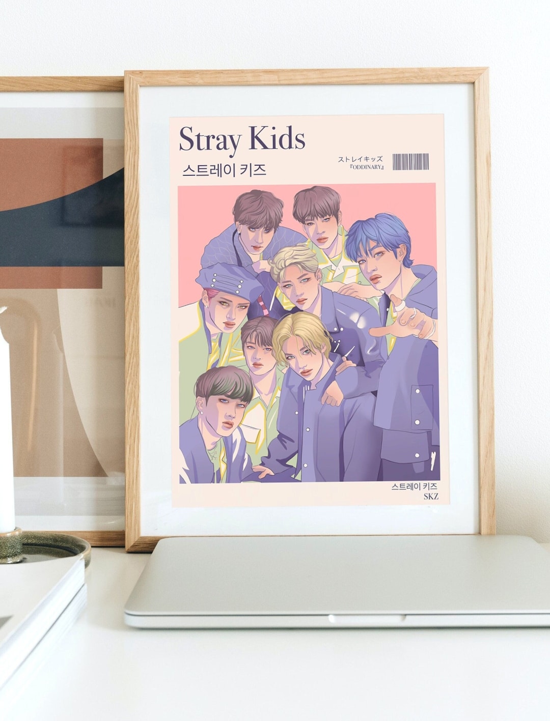 Stray Kids A4 Poster - K-pop Boy Band Print With Felix, Hyunjin, Lee ...
